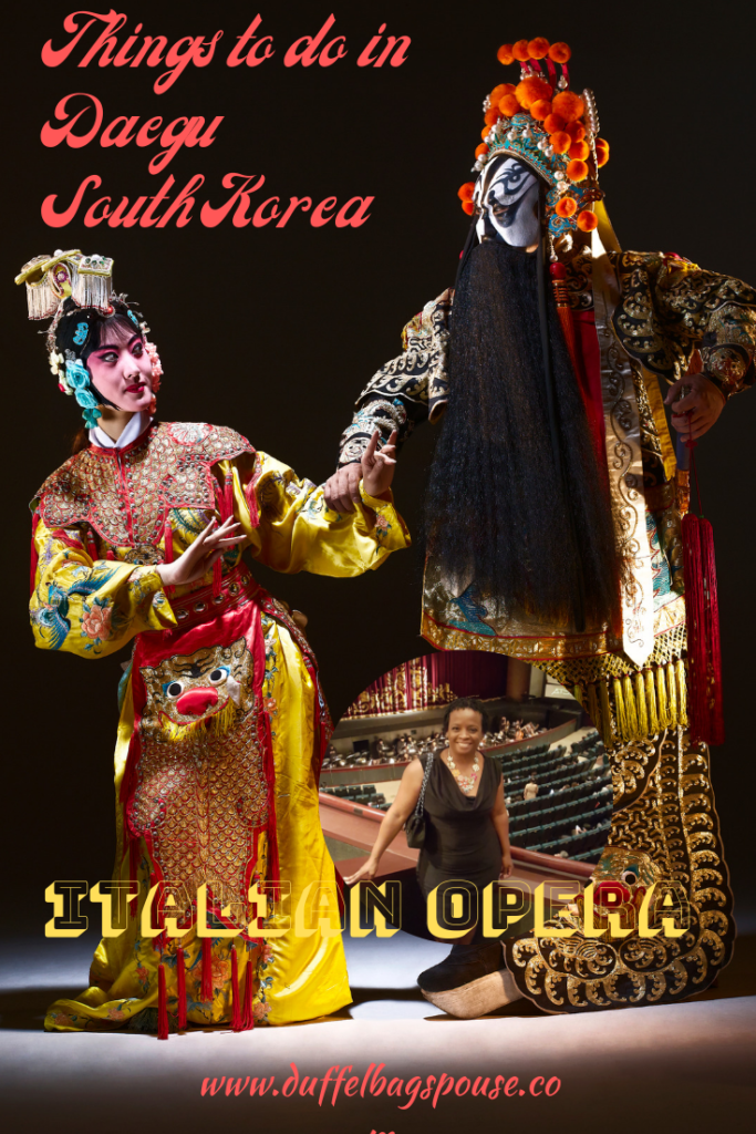 Opera in Daegu | Dbs travels
