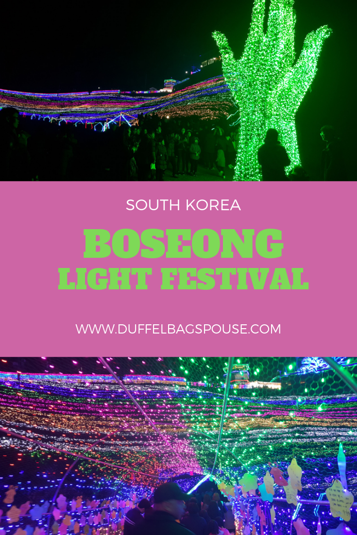 Boseong Annual Light Festival | Dbs travels